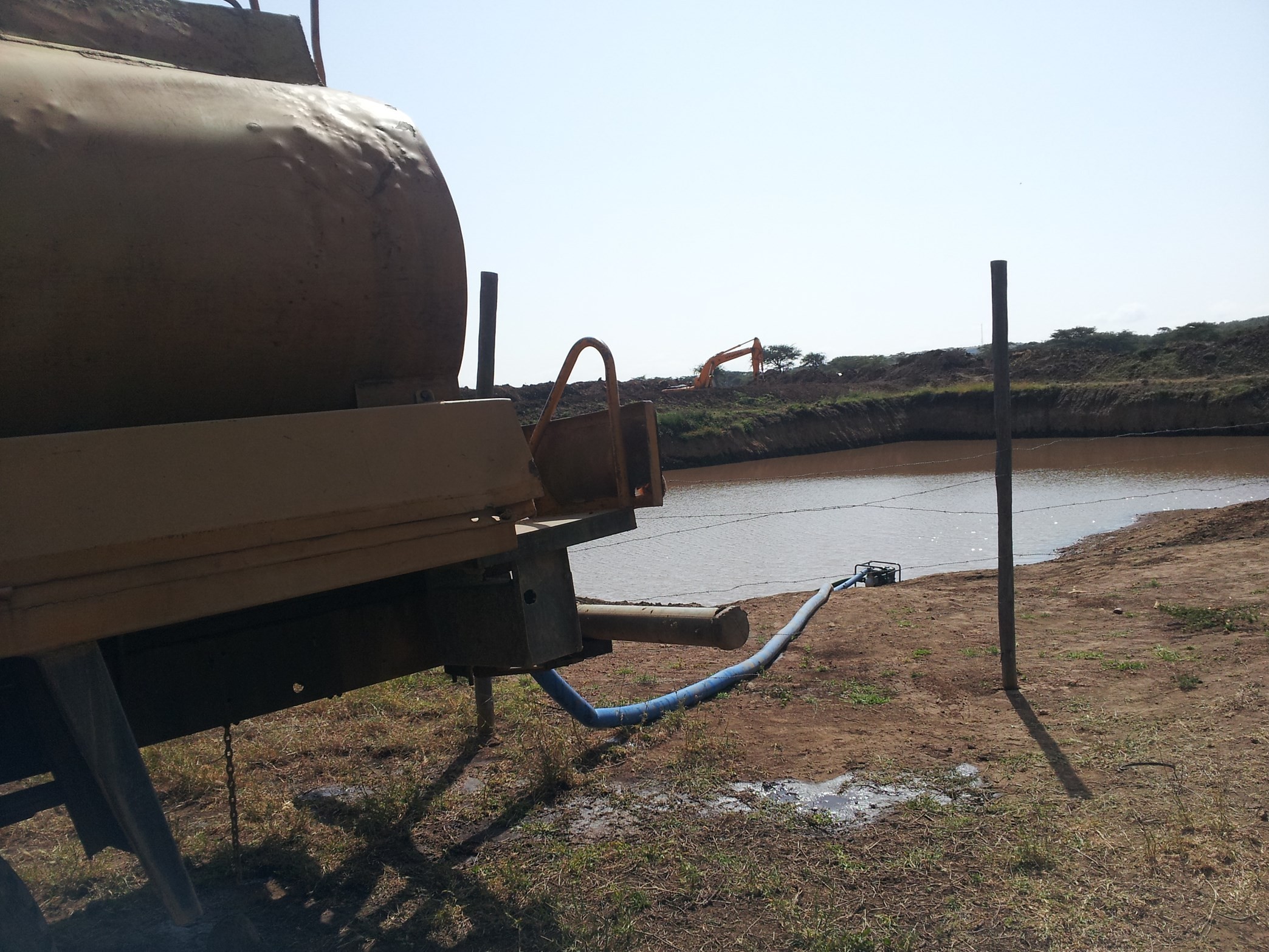 Construction of a water reservoir - Diamond Bridge Construction Limited