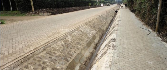 Laying of cabro/ paving blocks - Diamond Bridge Construction Limited